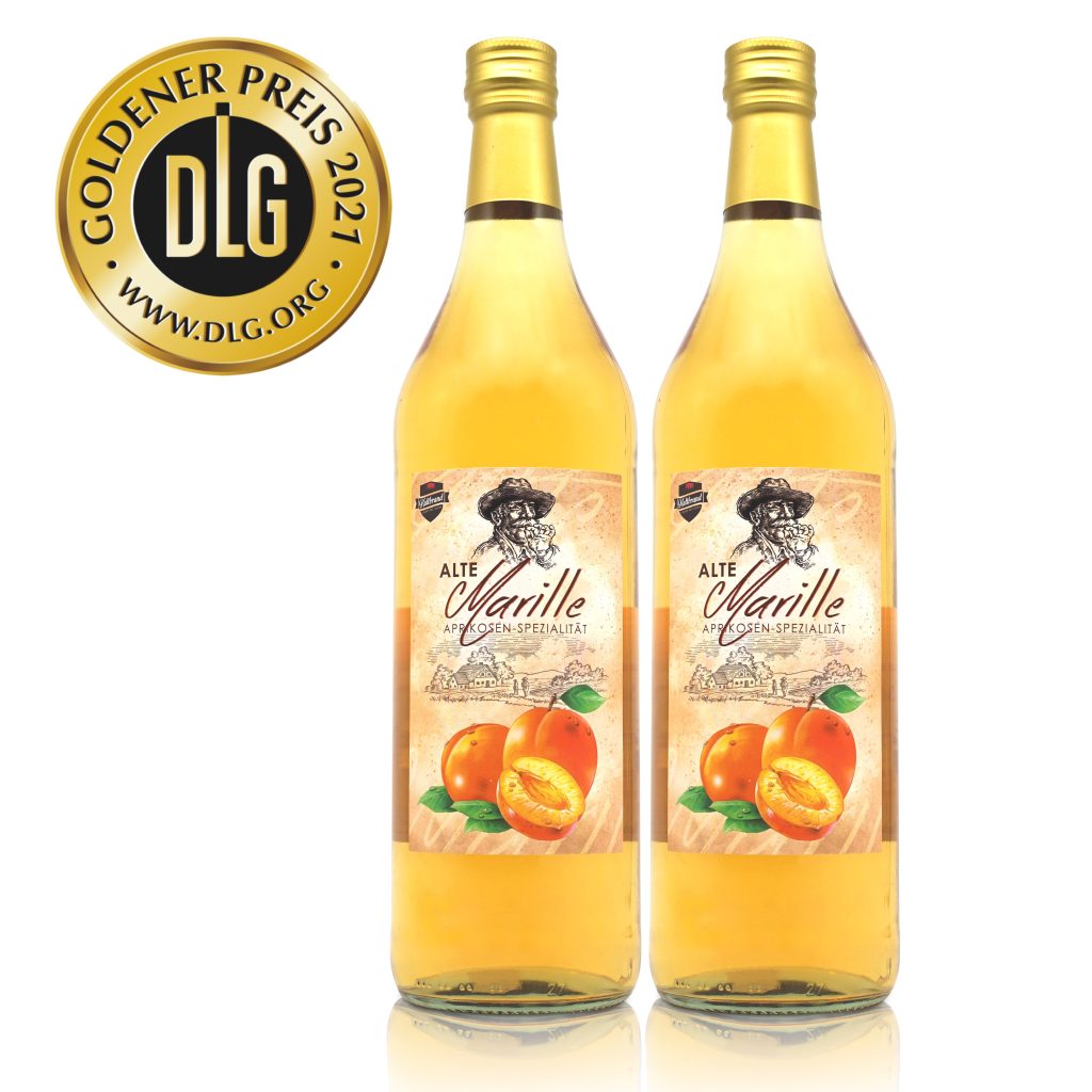 Alte Marille 1,0L 2x Marillen-Spezialität DLG-Prämiert mit Gold ...